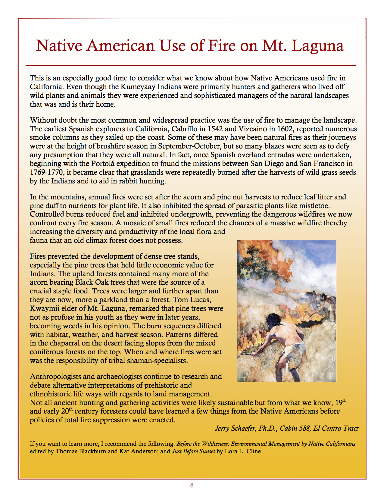 Native Americans on the Mountain – Mount Laguna Improvement Association